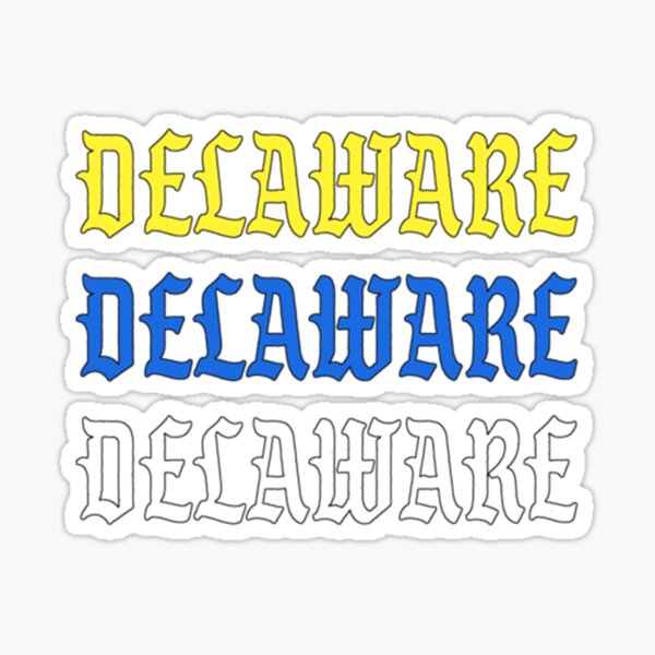 "delaware " Sticker by readeneksearen | Redbubble