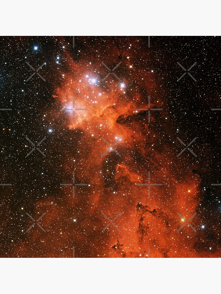 Impression photo « Nébuleuse du Cœur (IC 1805) et amas d'étoiles ouvert ...