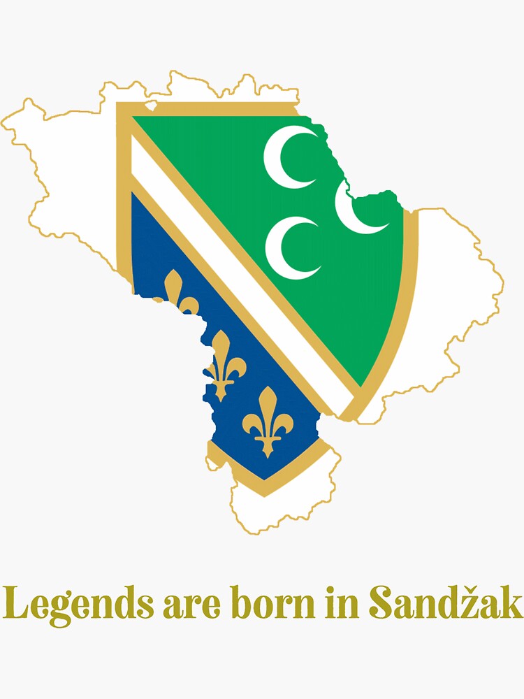 "Sandzak legends" Sticker by sanzak-shop | Redbubble