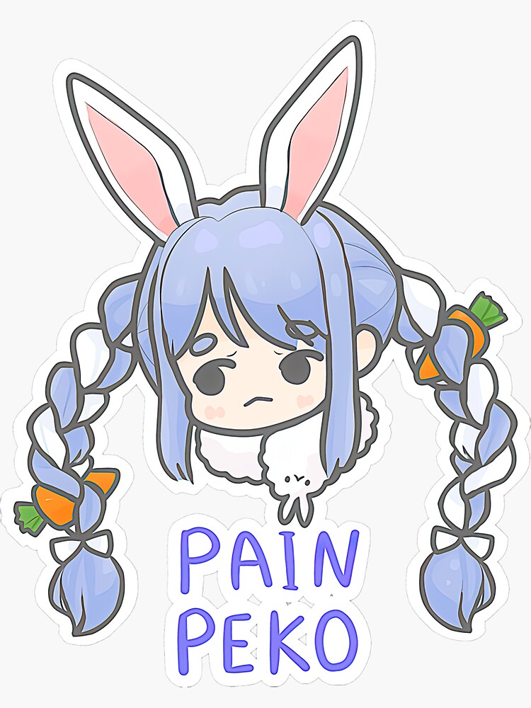 Pegatina «hololive, peko, meme, adorable, hololive jp, pekora» de ...