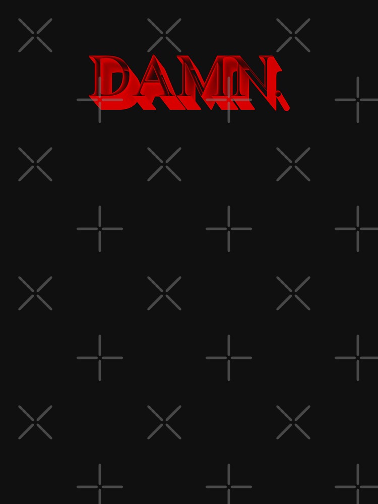 "Kendrick Lamar Damn Logo" T-shirt by Novaque | Redbubble