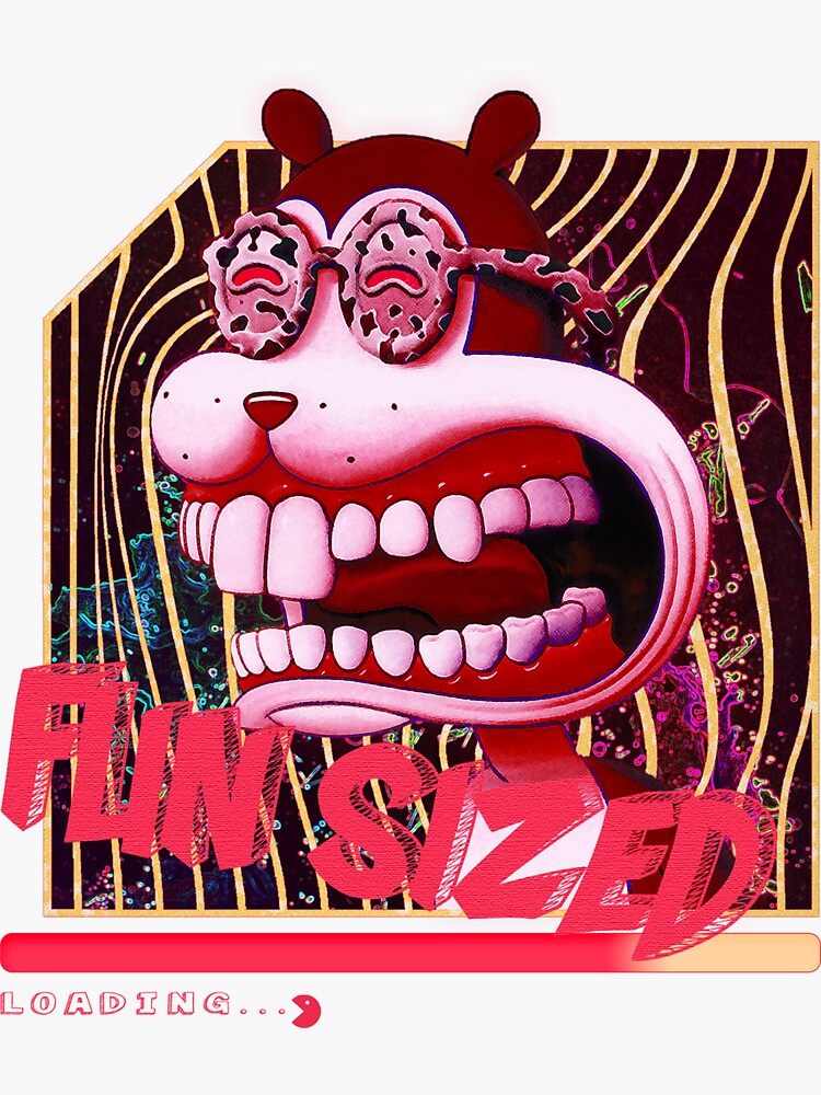 "Trippy Cartoon " Sticker by arkadaslarla | Redbubble