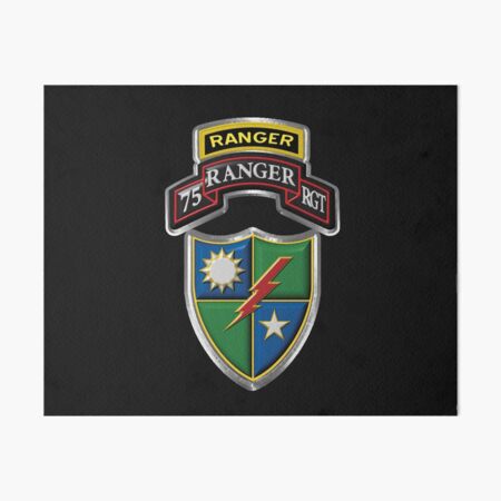 "75th Ranger Regiment " Art Board Print by SoldierAlways | Redbubble