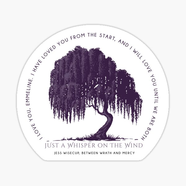 "Whisper on the wind - Between Wrath and Mercy" Sticker by ...