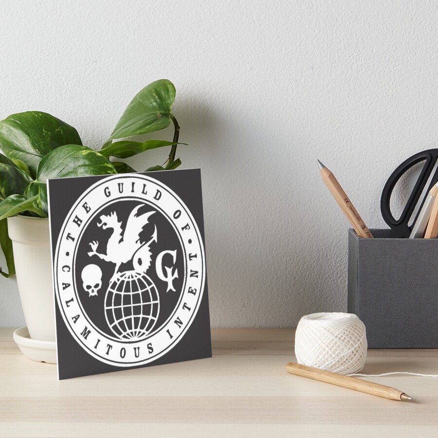 "Guild of Calamitous Intent from Venture Bros (White logo)" Art Board ...