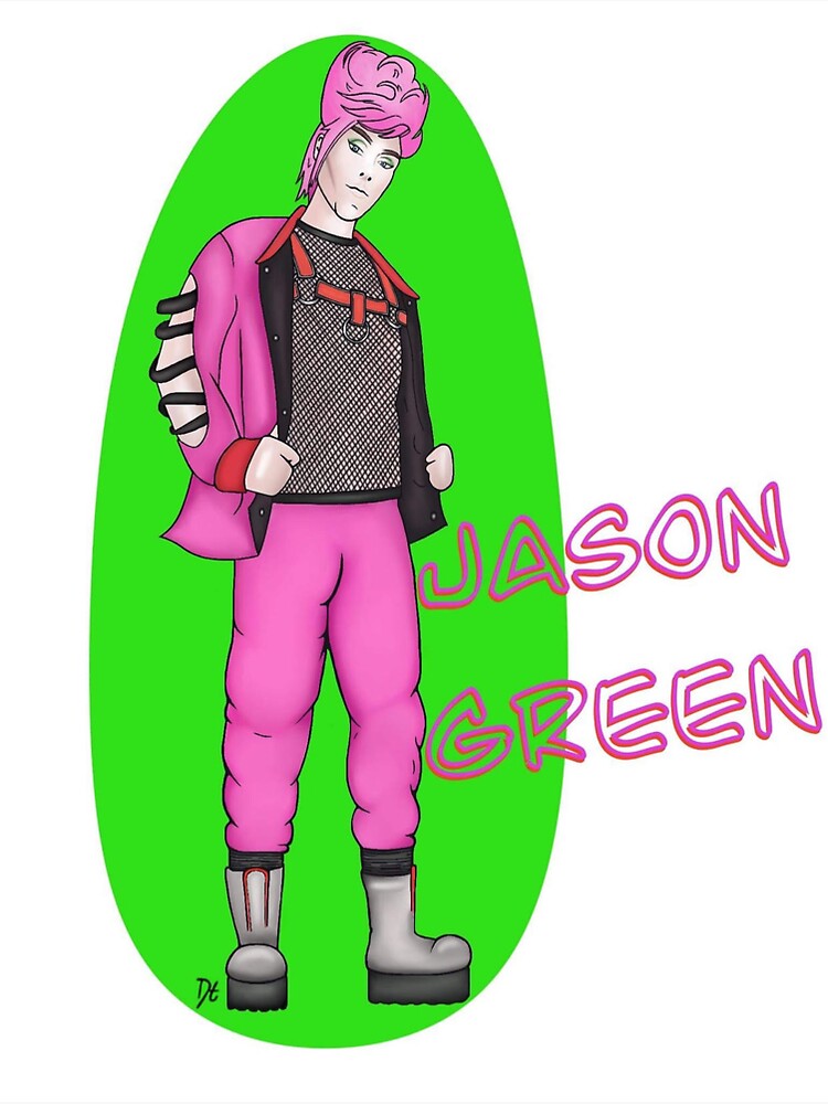 "Jason Green and the egg- By Dan Touzel " Sticker by Kingjasongreen ...