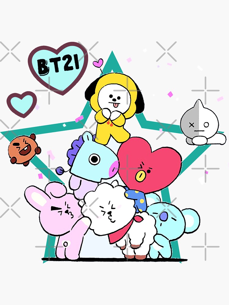 "Baby Bt21 " Sticker for Sale by theclassic2 | Redbubble