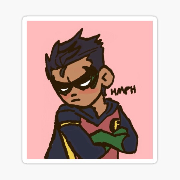 "damian hmph" Sticker for Sale by niteween | Redbubble