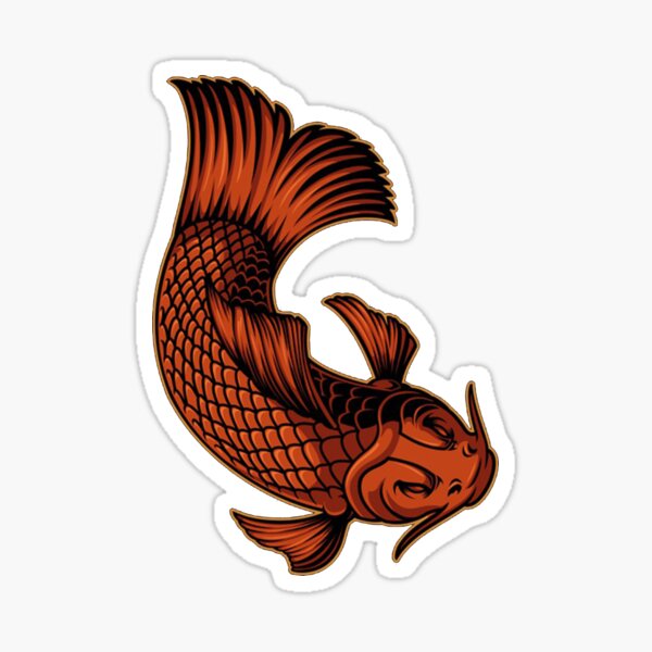 "Koi Fish" Sticker for Sale by selena69 | Redbubble