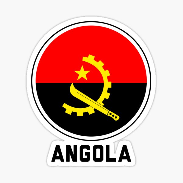 "Angola Flag" Sticker for Sale by YankSox | Redbubble