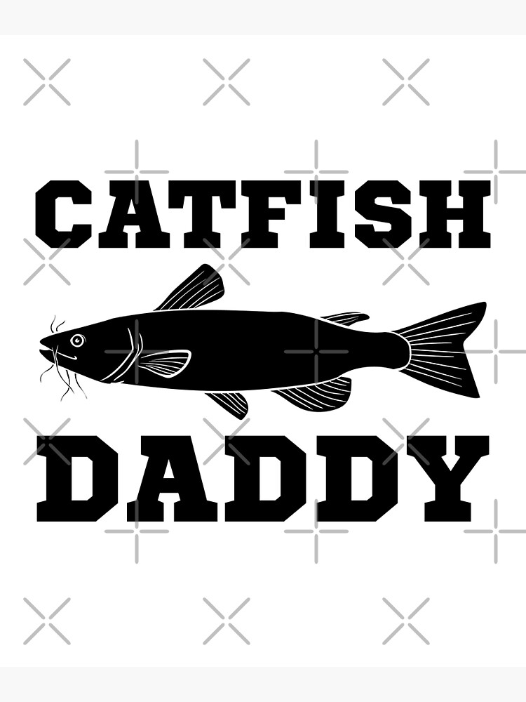 Póster «Catfish Dad Papa Catfishing Pescador Día del padre» de ...