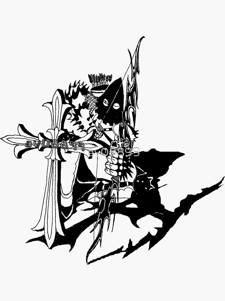 "Archer cross" Sticker by av08899 | Redbubble