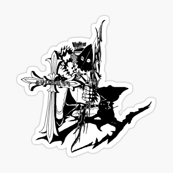 "Archer cross" Sticker by av08899 | Redbubble
