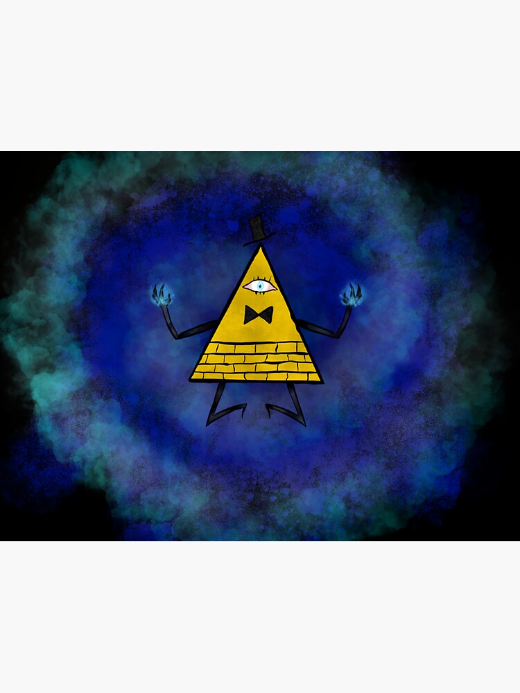 "Angry triangle man in space?" Sticker for Sale by PuckTheTrickstr ...