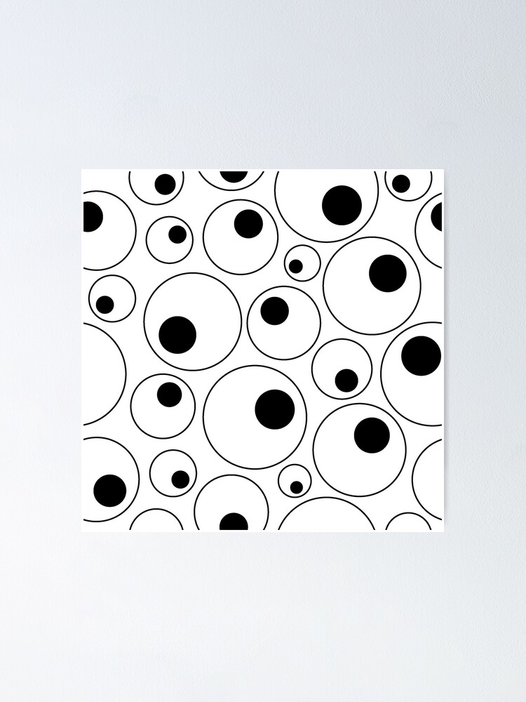 "Googly Eyes" Poster for Sale by PeachPaisleyPro | Redbubble