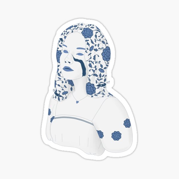 "Porcelain" Sticker by natedesign24 | Redbubble