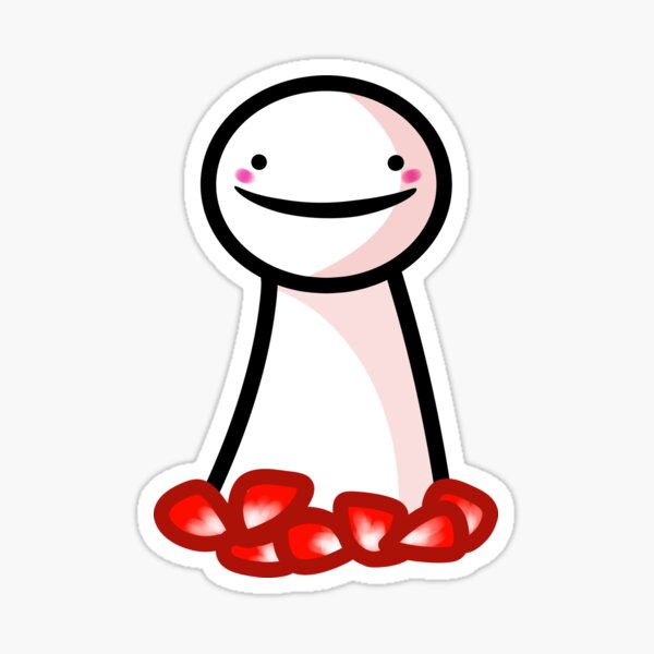 "Dream blob with flower petals" Sticker by Vixydraws | Redbubble