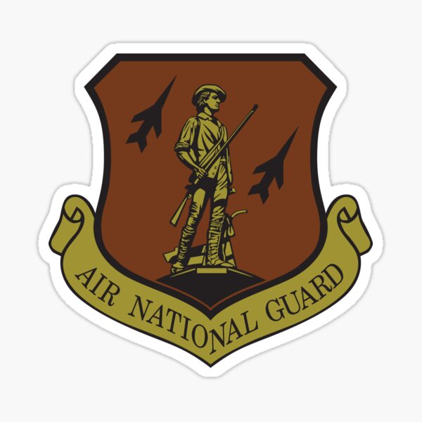 "Air National Guard (OCP)" Sticker for Sale by AvGeekStuff | Redbubble