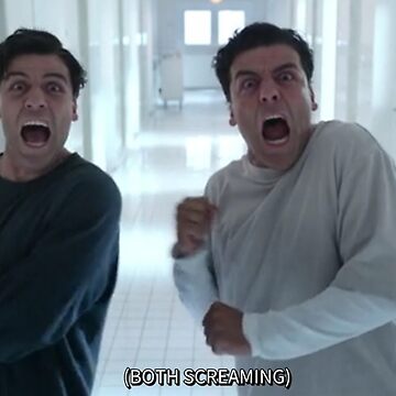 "both screaming" Poster for Sale by Sumeya Qynn | Redbubble