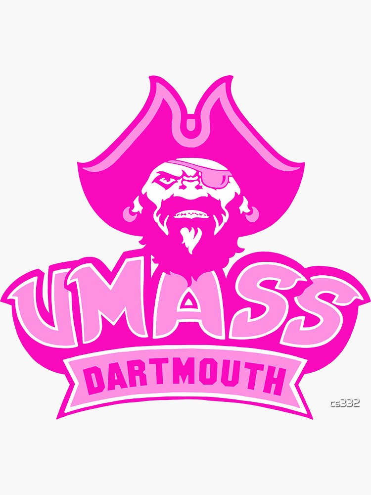"UMass Dartmouth Pink Logo" Sticker for Sale by cs332 | Redbubble
