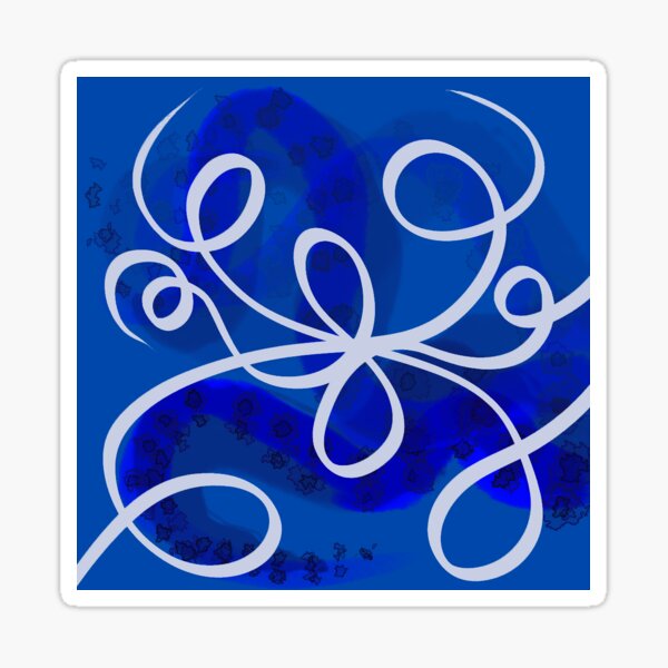 "Water Sigil "H"" Sticker by ave-liyliyth | Redbubble