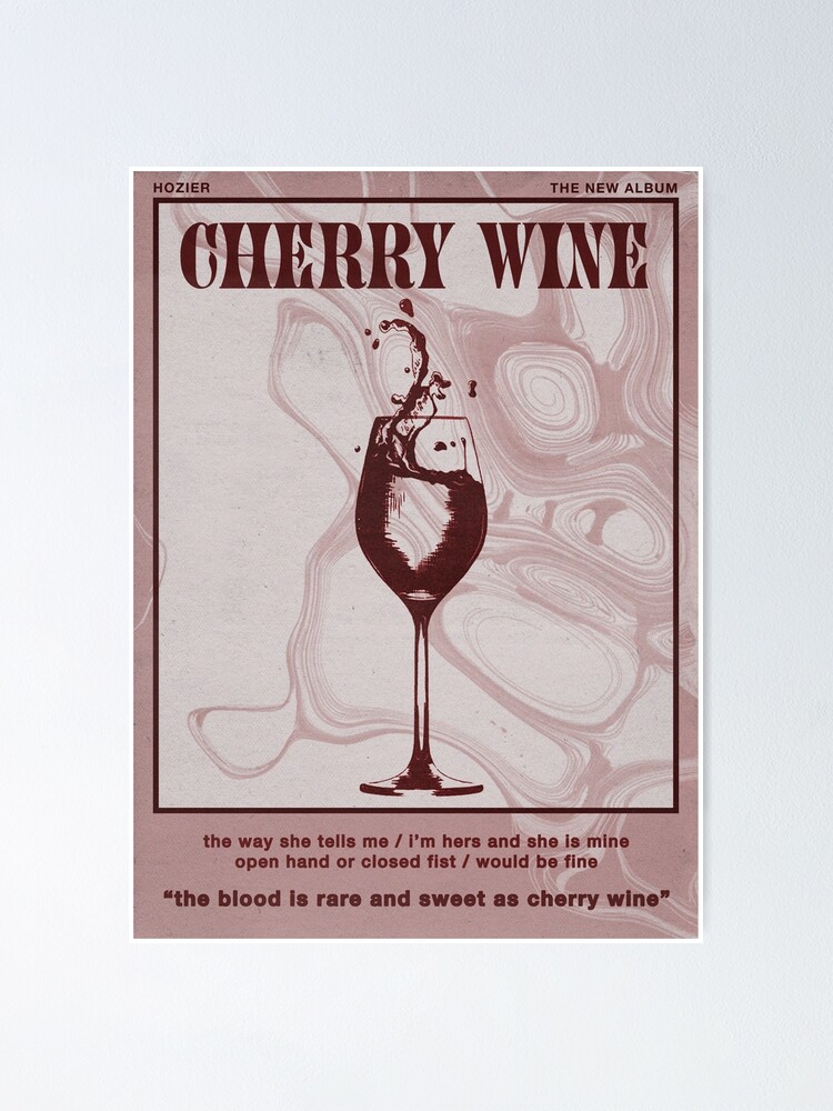 "Cherry Wine Hozier" Poster for Sale by lgsketches | Redbubble