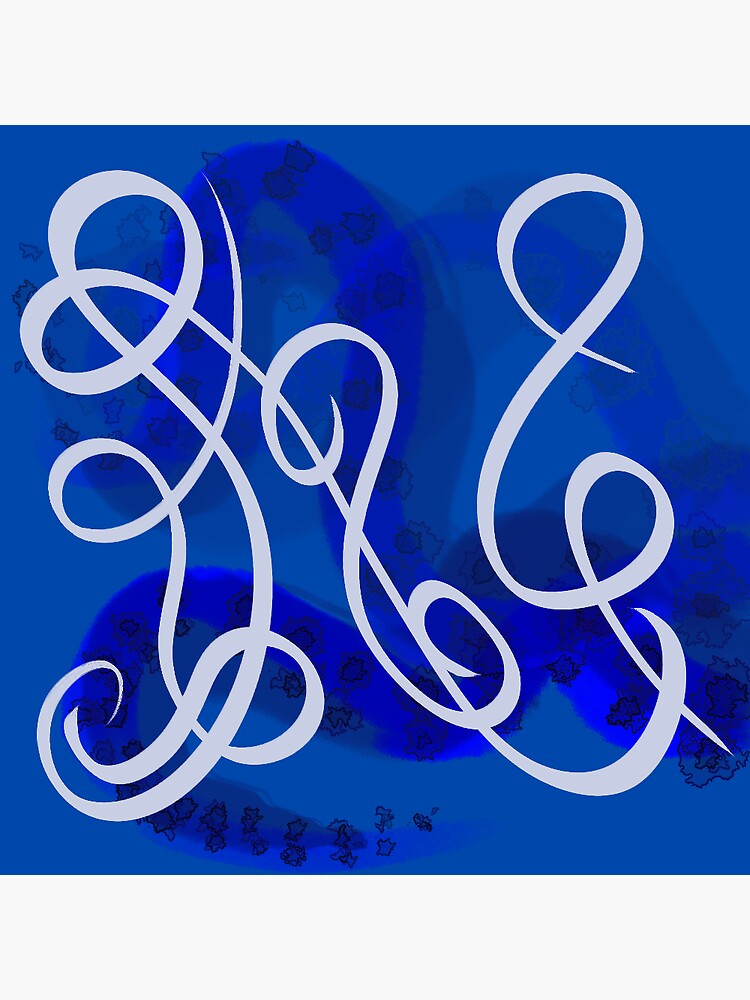 "Water Sigil "N"" Sticker for Sale by ave-liyliyth | Redbubble