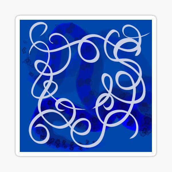"Water Sigil "O"" Sticker by ave-liyliyth | Redbubble