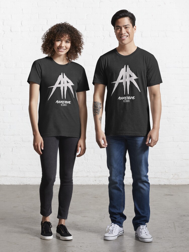 "Aggressive Records" Essential T-Shirt for Sale by CylinderOfMeat ...
