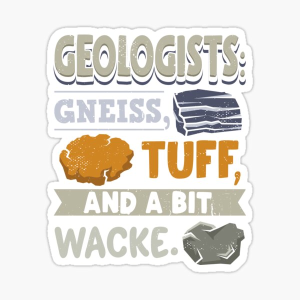"Geologist Geology Rock Hunting Collector Gift" Sticker by Matze179 ...