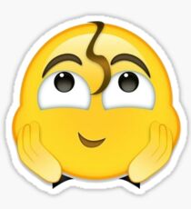 Shy Emoji: Stickers | Redbubble