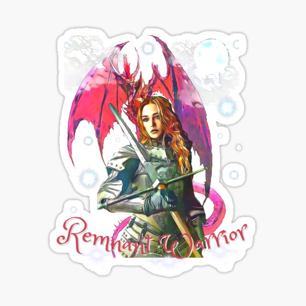 " Remnant Warrior Moon Rise (transparent bg)" Sticker by SwordofGod ...
