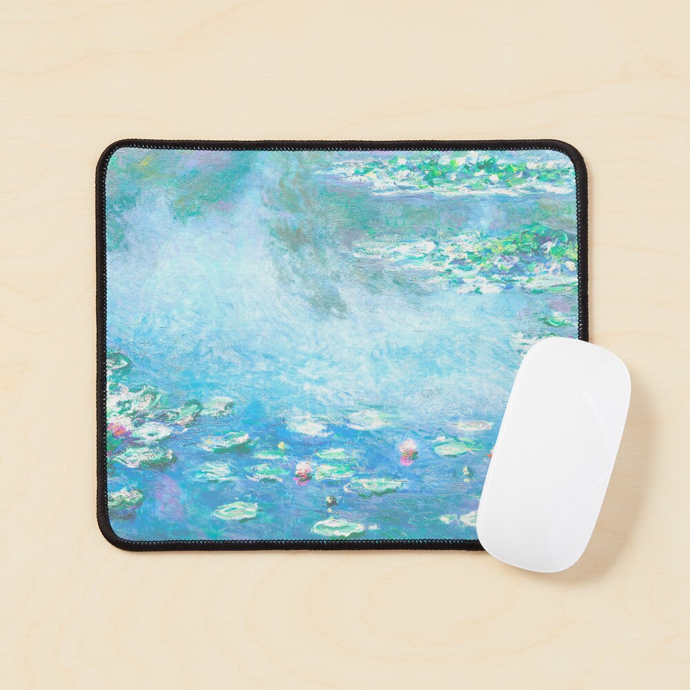 "Claud Monet Aqua Water Lilies French Impressionist Painting" Poster ...