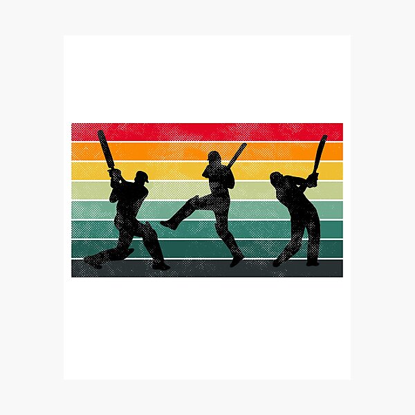 "Vintage Retro Cricket Summer Cricket English Retro Cricket ...