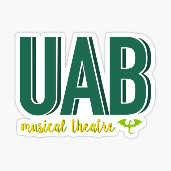 "uab mt " Sticker by rubysky3 | Redbubble