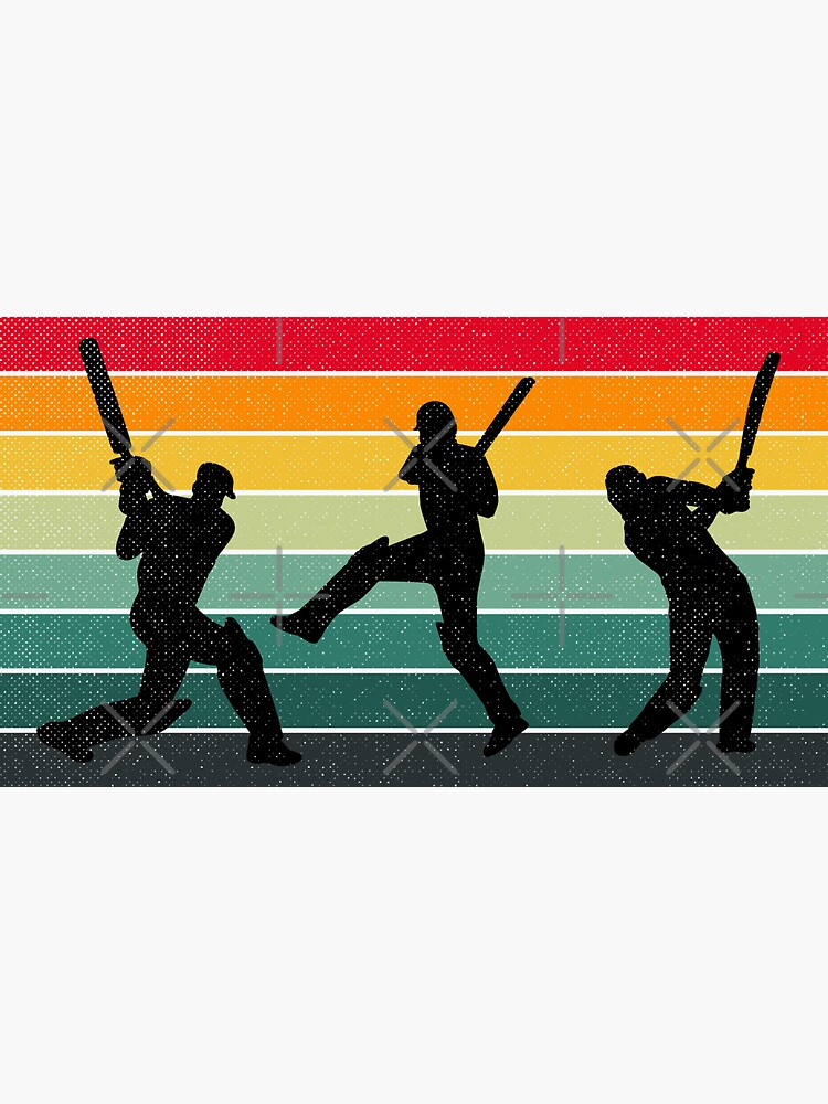 "Distressed Vintage Retro Cricket Summer Cricket English Retro Cricket ...