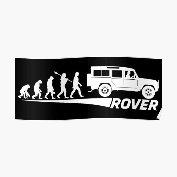 "LR Defender Evolution of Mankind - Classic British 4x4s (white ...