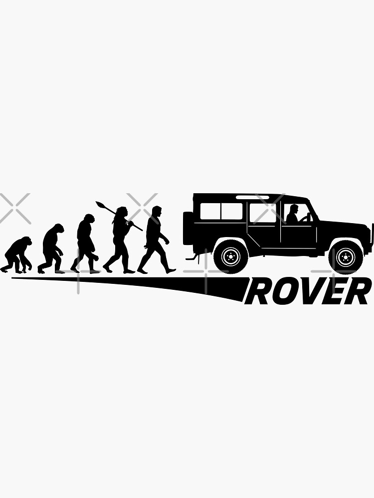 "LR Defender Evolution of Mankind - Classic British 4x4 (black ...