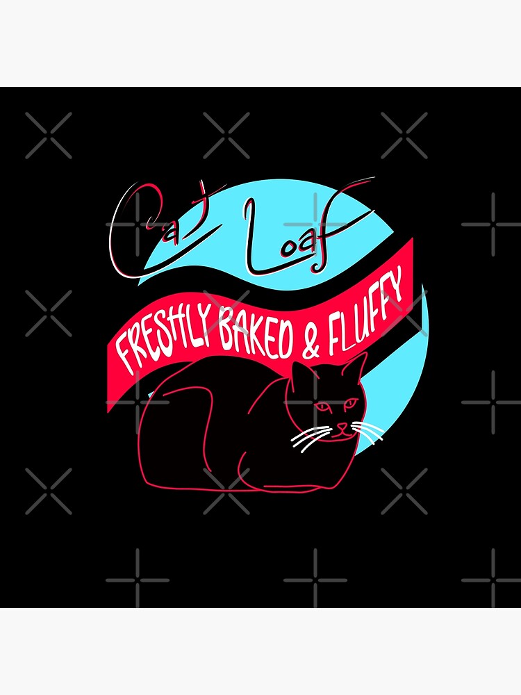 "Cat Loaf Bread Logo" Poster for Sale by Bluezorel | Redbubble