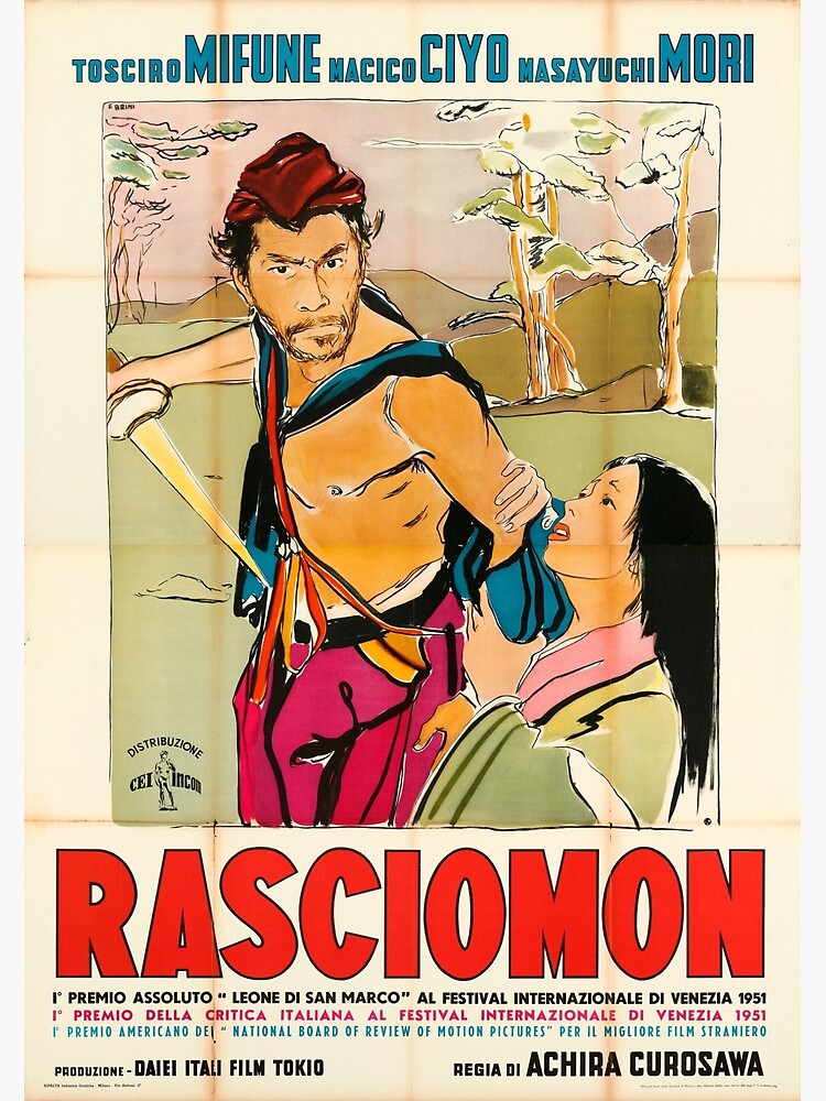 "Italian Rashomon" Poster for Sale by ForeignFilmShop | Redbubble