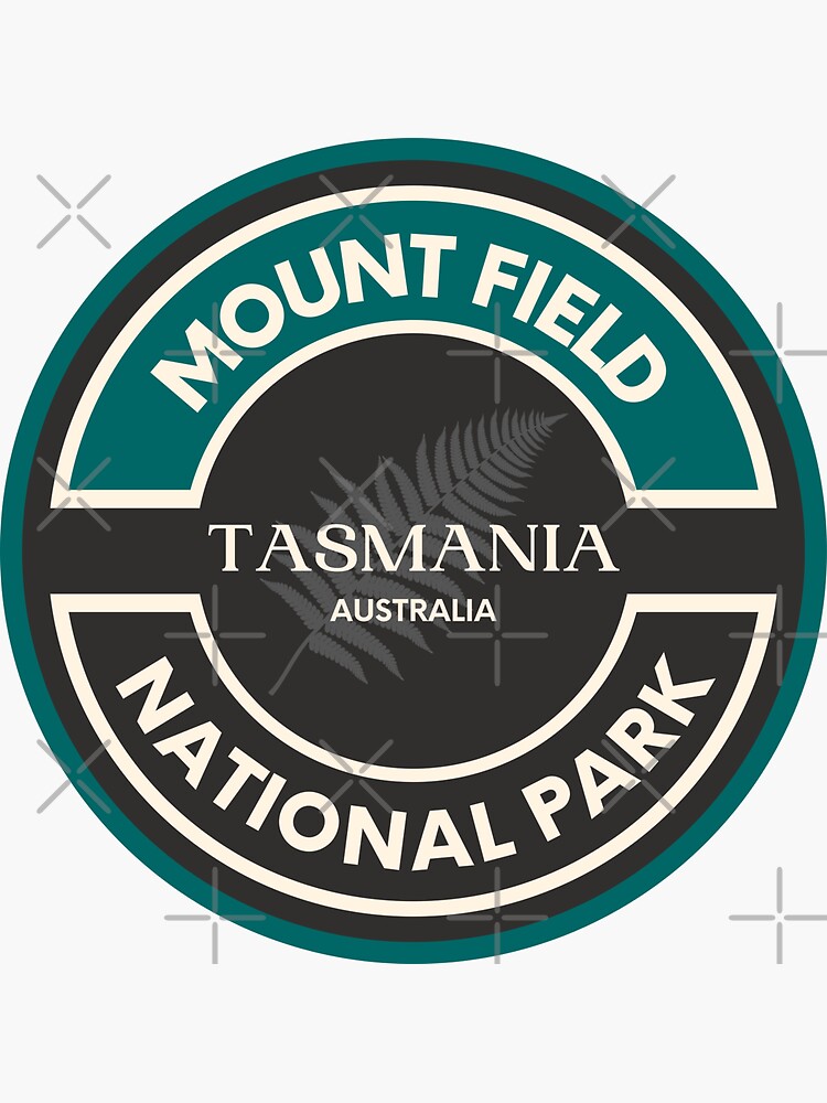 "Mount Field National Park Tasmania Australia Souvenir" Sticker by ...