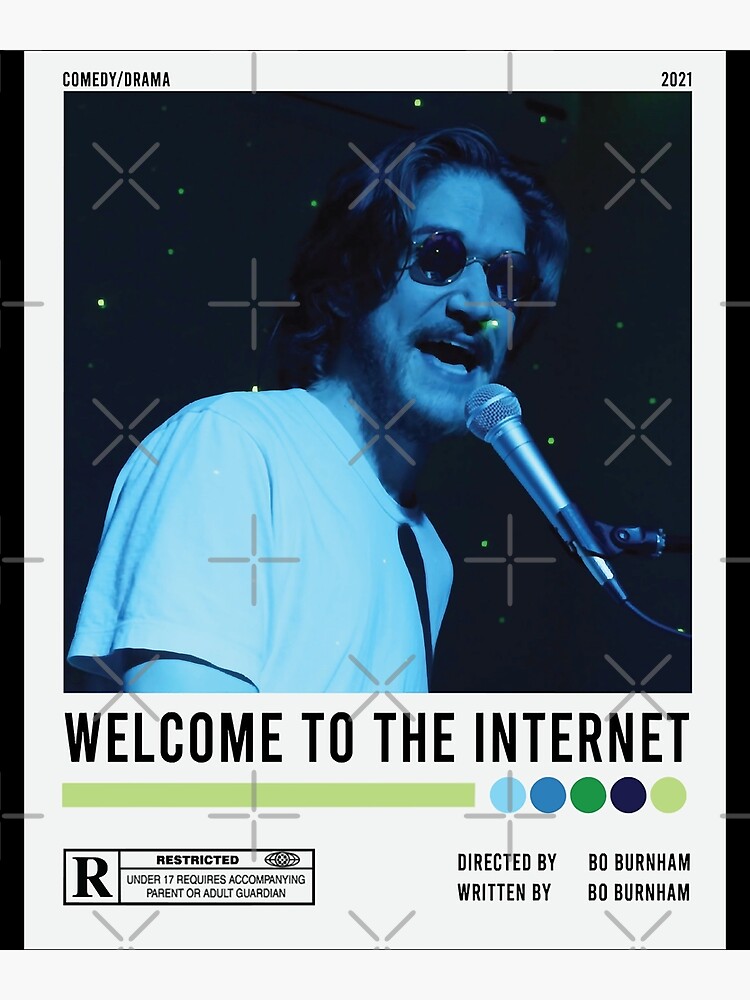 "Bo Burnham Inside Welcome To The Internet Indie Aesthetic Poster ...