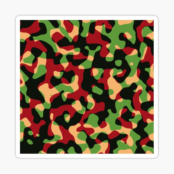 "Army camouflage pattern set-18" Sticker by Meiomi | Redbubble