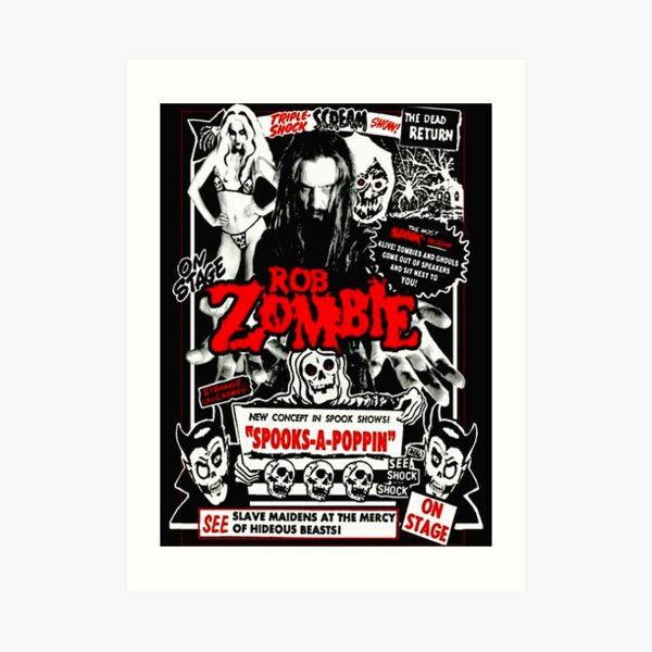 "vintage rob zombie band art" Art Print for Sale by kendrickdoktzns ...