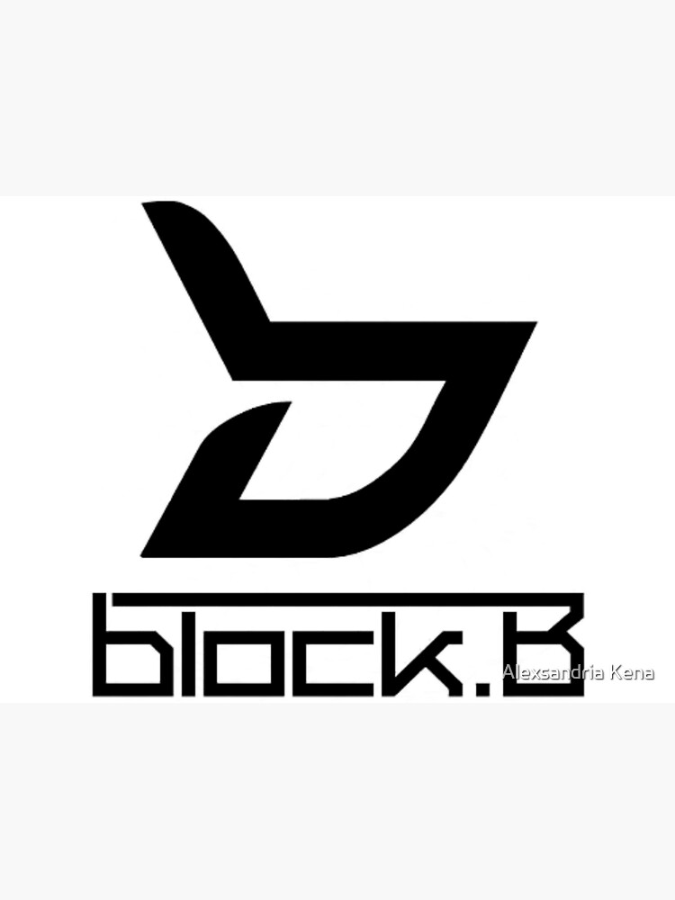 "Block B Logo" Sticker for Sale by alexxkpopstore | Redbubble