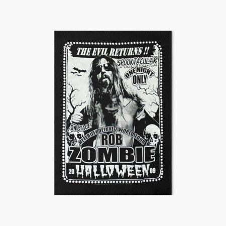 "vintage rob zombie band art" Art Board Print by kendrickdoktzns ...