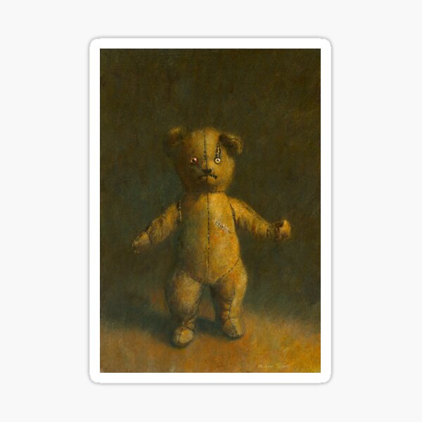 "Undead Teddy" Sticker for Sale by mictomart | Redbubble