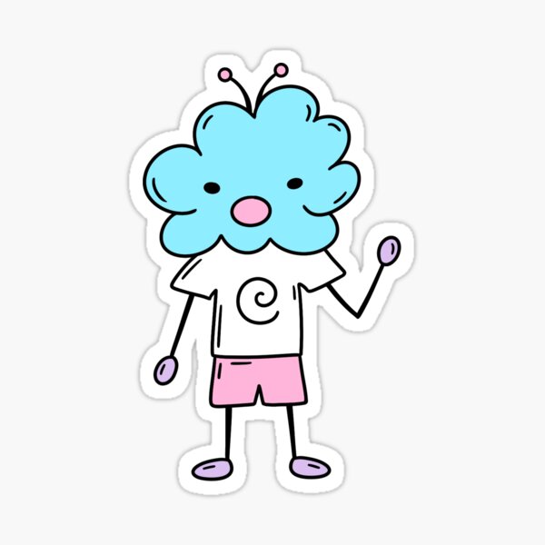 "Blue face guy" Sticker for Sale by klaidelic | Redbubble