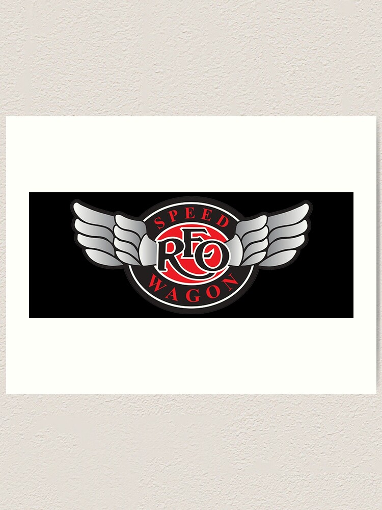 "REO Speedwagon logo" Art Print for Sale by DebraMer152 | Redbubble