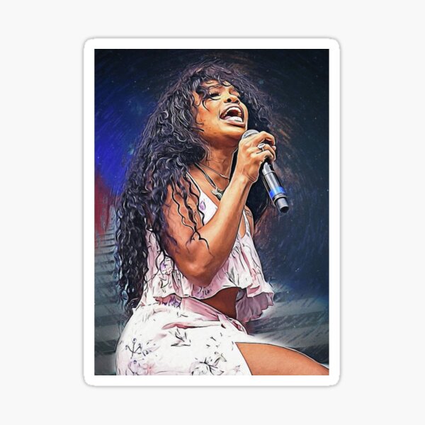 "SZA singer" Sticker by HayDungSFD | Redbubble